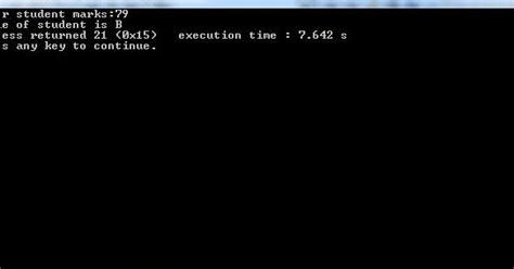 C Program For Grading System