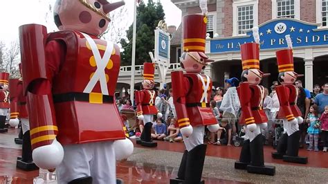 Magic Kingdom Christmas Parade Toy Soldiers Youtube