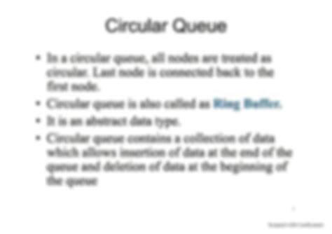 Solution What Is Queue With Fifo Concept Types Of Queue With Its