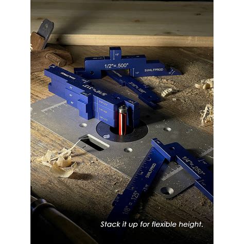 Sunlfprod Router Table Setup Bars 7pcs Aluminum