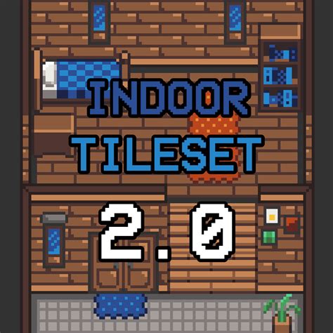 Devlog Indoor Minimalist Tileset By Dyru