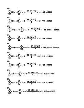 Sums Numerical Series Solved Exercises By Mario Bermudez