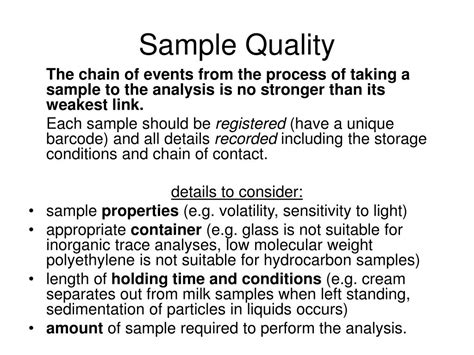 Ppt Sampling Statistics And Electroanalysis Powerpoint Presentation