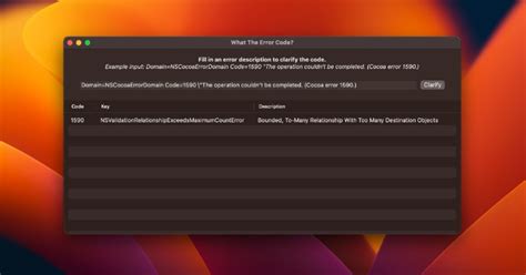 Convert Unreadable Errors Into Understandable Descriptions