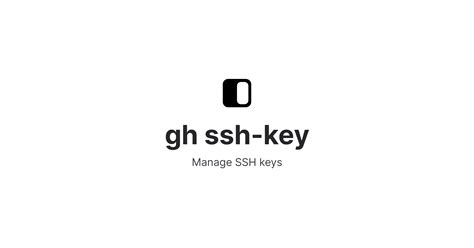 gh ssh key fig