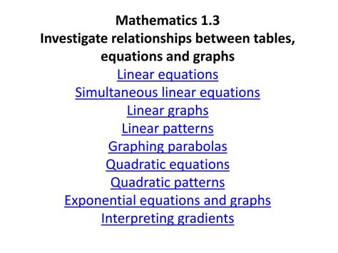 PPT Graphs Equations And Tables PowerPoint Presentation Free Download ID 2597761
