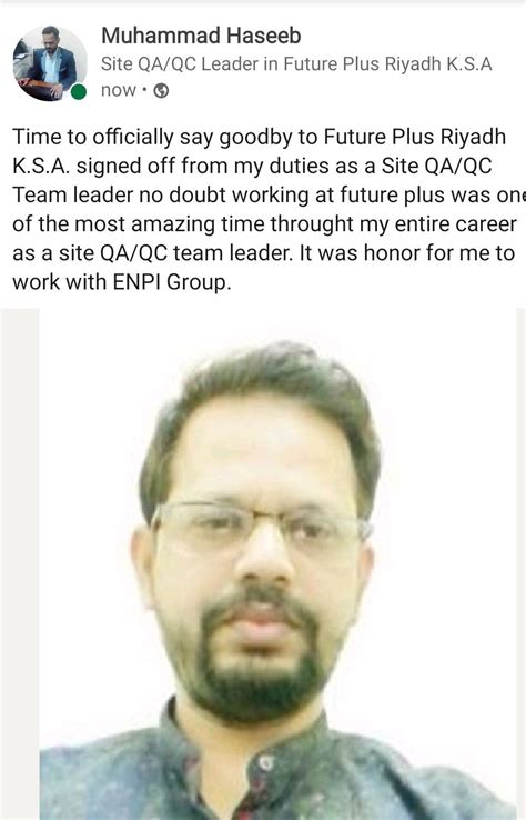 Muhammad Haseeb Posted On Linkedin