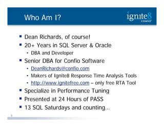 Microsoft SQL Server Query Tuning PPT