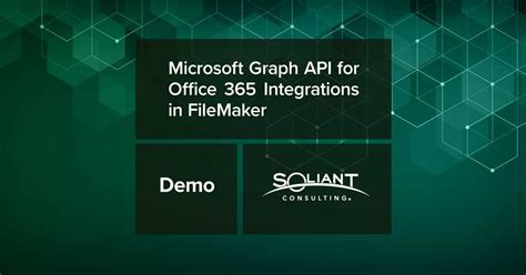 Microsoft Graph Api For Office 365 Integrations In Filemaker Demo