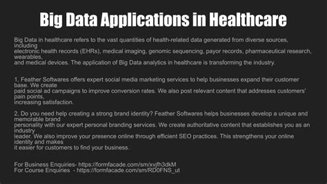 Ppt Big Data Applications In Healthcare Powerpoint Presentation Free Download Id13497255