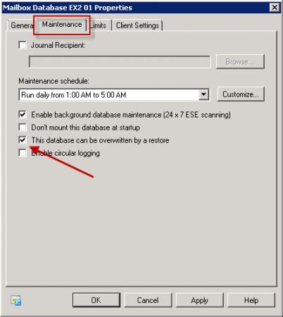 Exchange Mailbox Database Backup And Restore With Windows Server Backup Practical