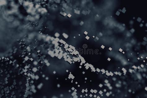 Abstract 3d Rendering Of Flying Particles Stock Illustration Illustration Of Fractal