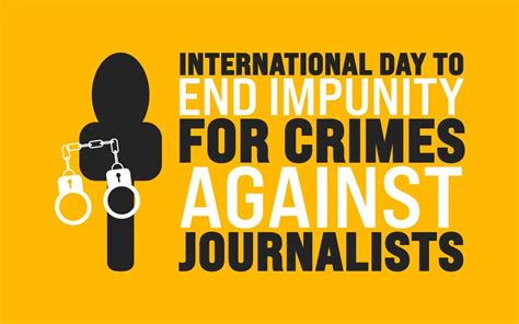 Premium Vector | International Day to End Impunity for Crimes Against Journalists background or ...