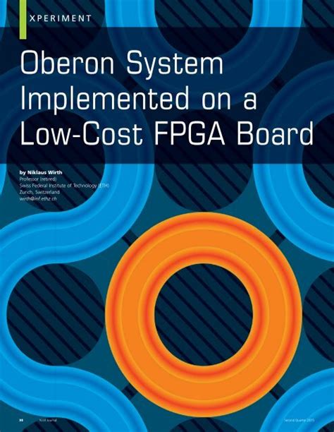 Oberon System Implemented On A Low Cost FPGA Board