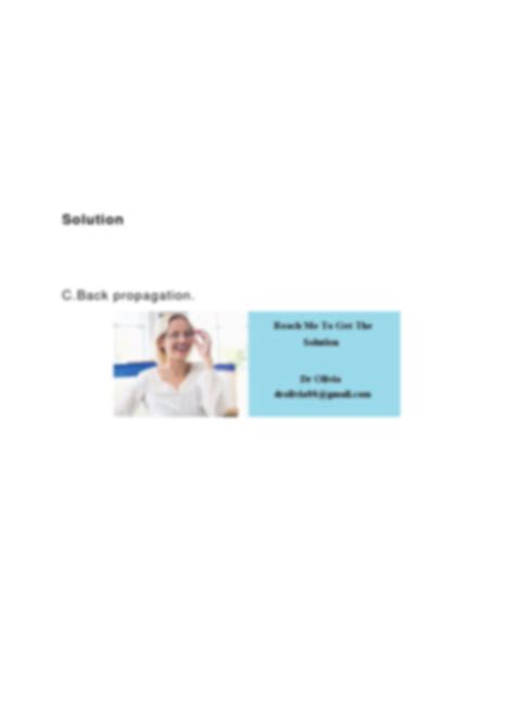 solution 5 mining algorithm ann computes an output that you find has