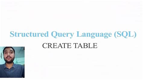 Create Table Command In Sql Dbms Rdbms Amit Choudhary Youtube