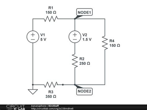 Kirchhoff CircuitLab