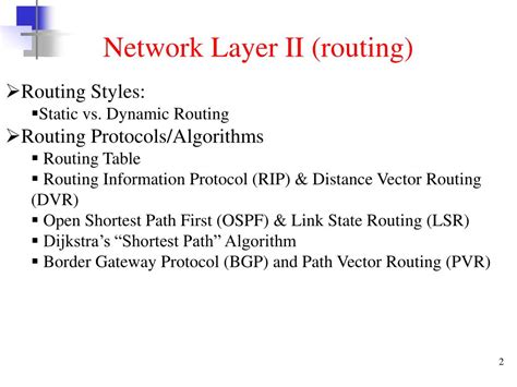 Ppt Concept Of Routing In Network Layer Powerpoint Presentation Free Download Id5609459