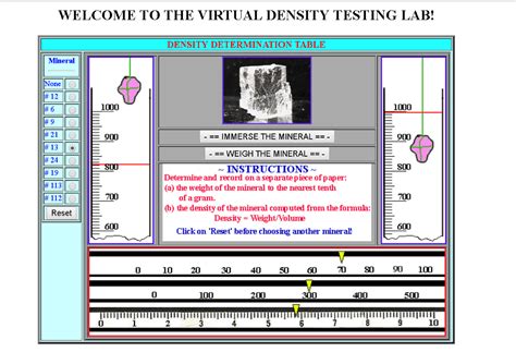 Solved Density Lab Log On The Following Site Choose Any
