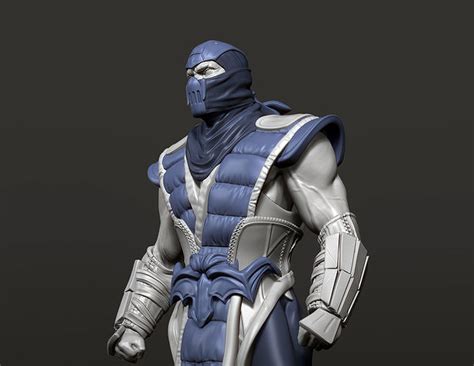 Sub Zero Character Armor 3d Model 3d Printable Cgtrader