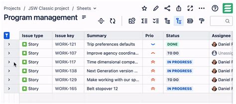 story task sub tasks