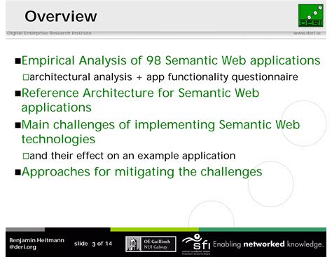 implementing semantic web applications reference architecture and