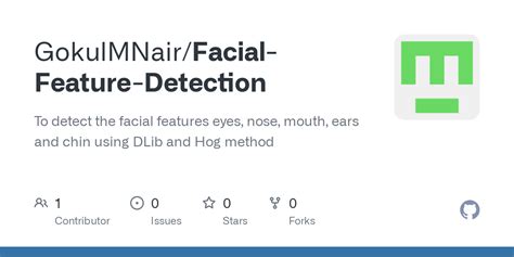 Github Gokulmnairfacial Feature Detection To Detect The Facial