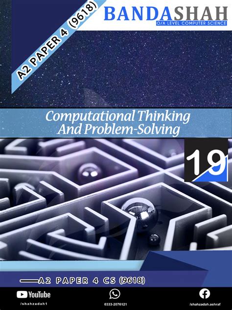 4 1 Computational Thinking And Problem Solving Pdf Pointer Computer Programming Queue
