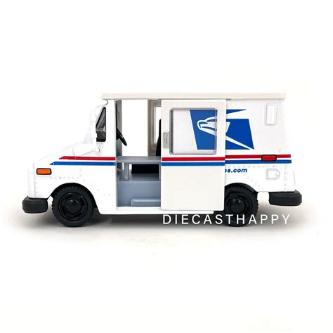 Usps Mail Delivery Truck 136 Scale Diecast Model White By Kinsmart