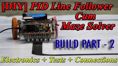 how to make a fast line follower and maze solver robot using diy 6 ir
