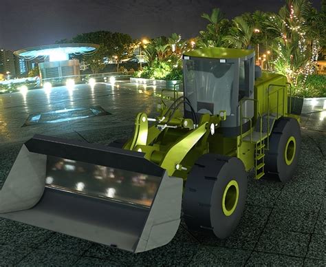 Front End Loader FEL STL STEP IGES D CAD Model GrabCAD