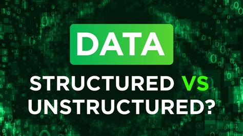 Structured Vs Unstructured Data What Are The Key Peculiarities