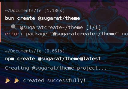 Bun Create Cannot Work Properly With A Package With Scope Issue 6209 Oven Sh Bun GitHub