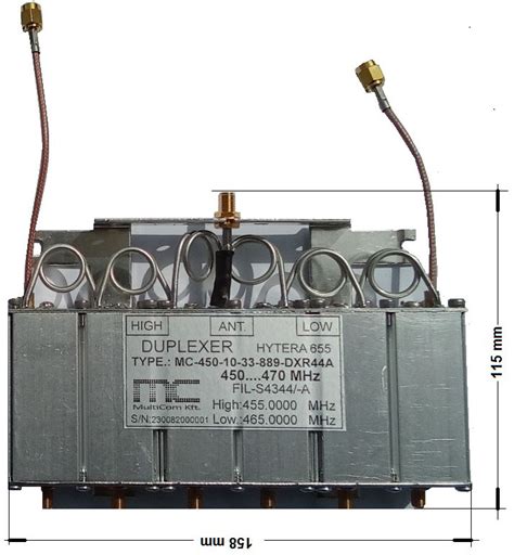 Duplex Filter für Hytera HR655 Repeater UHF 420 450 MHz 420 450 MHz AR526213