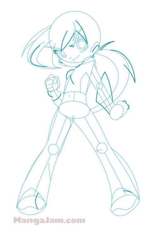 How To Draw Dani Phantom From Danny Phantom MANGA JAM Com