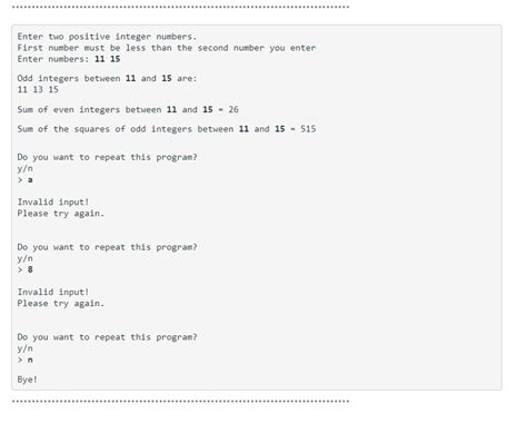Solved Write A Program That Uses While Loops To Perform The Chegg Com