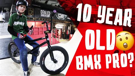 AMAZING 10 YEAR OLD BMX KID! - YouTube