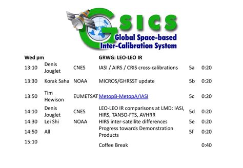 Iasi Airs Cris Cross Calibrations 5a 020 Ppt Download