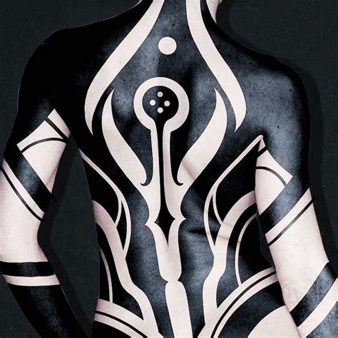 Jack Subject Zero Aesthetic Mass Effect Dark Tattoo Tattoo