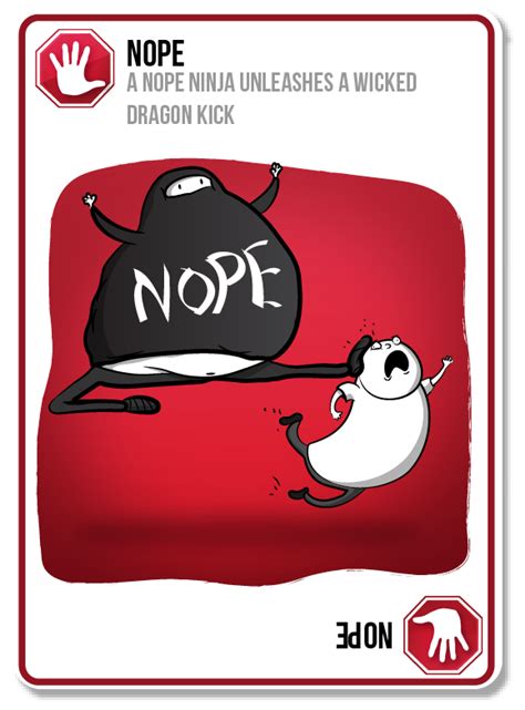 Exploding Kittens Nope Blank Template Imgflip