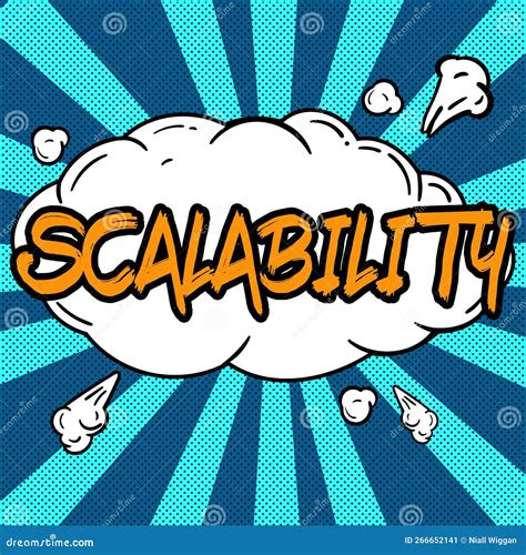 Conceptual Caption Scalability Internet Concept Capable Of Being Easily Expanded Or Upgraded On