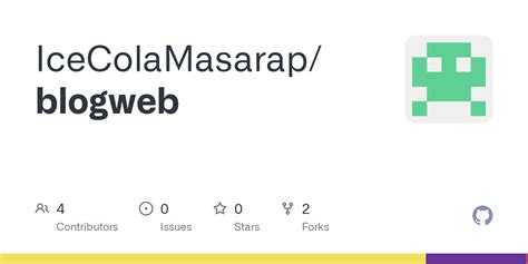 GitHub IceColaMasarap Blogweb