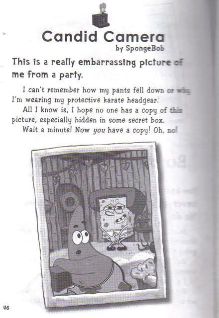 Chuckle And Cringe Spongebobs Book Of Embarrassing Stories