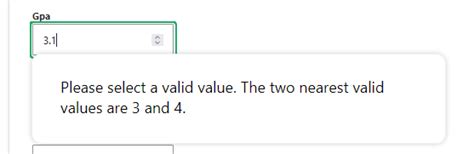 Decimal Type Results In Error Please Select A Valid Value