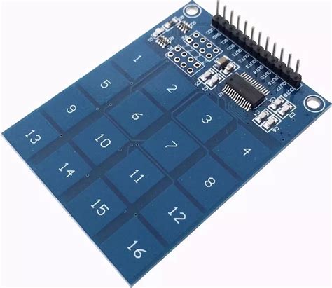 Módulo teclado touch matricial 44 16 teclas ARDUXOP