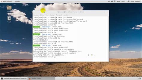 Como Configurar Un Web Server En Centos 7 Youtube