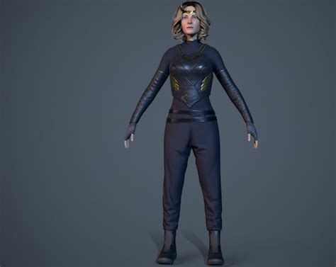 3d Stylized Character 3d Model Topology Pbr Texturing Animate 3d Rig3d