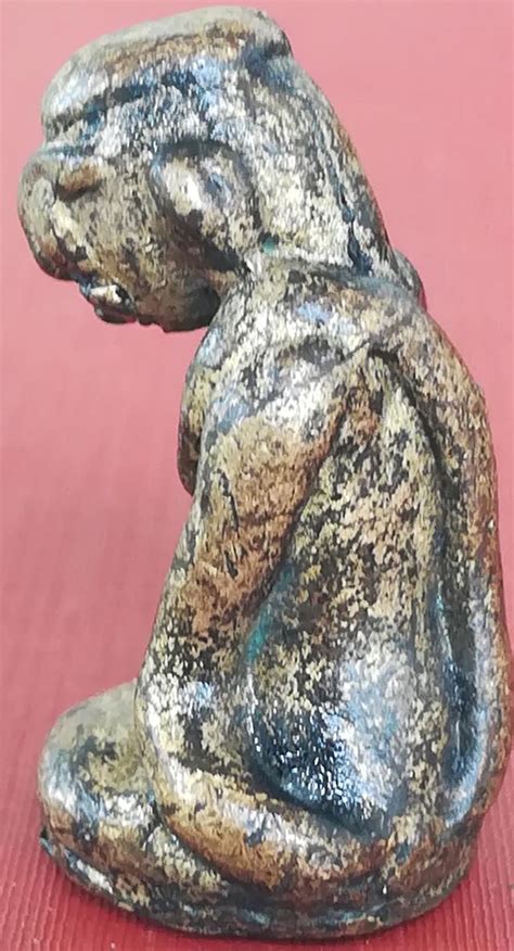 แม่นางกวัก หลวงพ่ออิ่ม วัดหัวเขา สุพรรณบุรี เนื้อทอวสำริด Ennxo