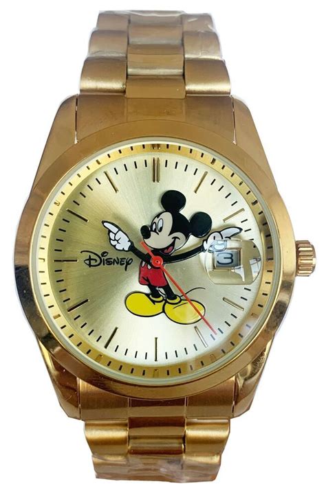 The Original Mickey Collection Watch Collectors Edition Gold Gold 35mm Ft Mickey Lil Treasure