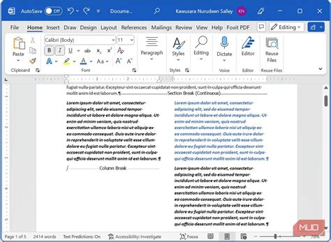 How To Create Columns In Microsoft Word Themeroute
